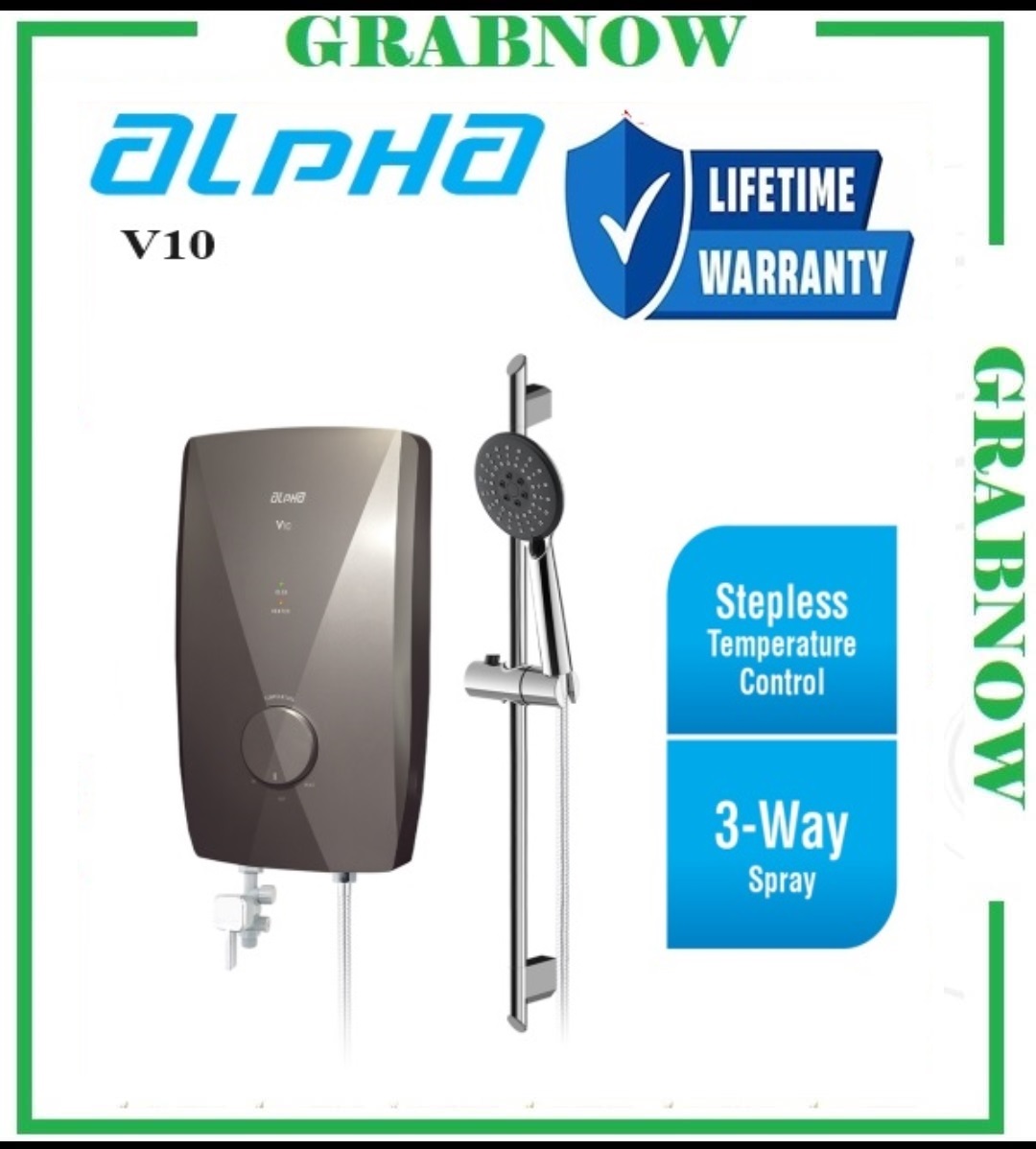 ALPHA - V10 Instant Water Heater (Non Pump) | Local singapore warranty | Express Free Home ...