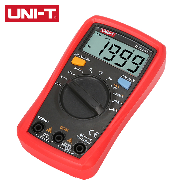 【New Arrivals】UNI-T Multimeter Resistance Measure UT33APlus UT33BPlus ...