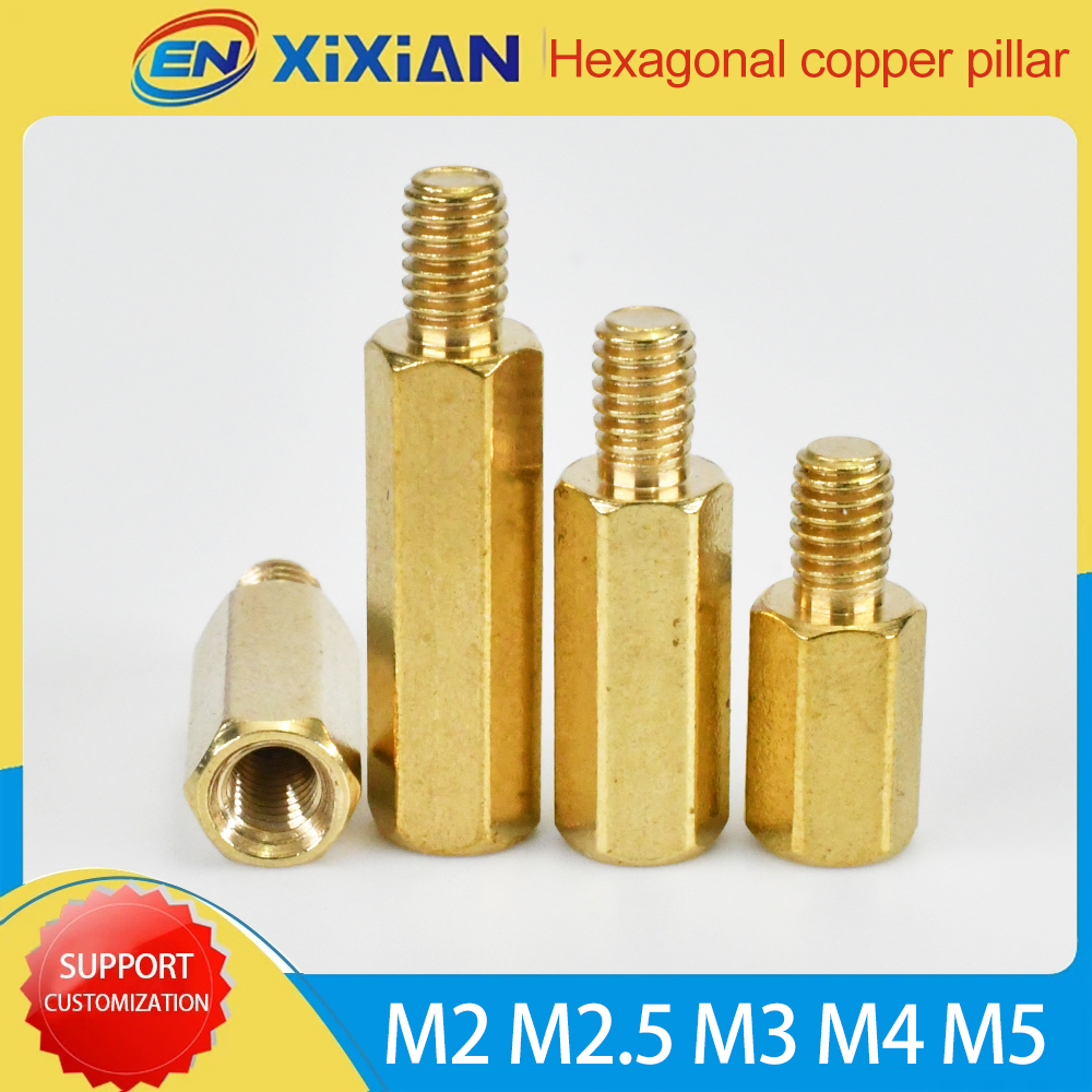 Hex Brass Standoff Spacer M2 M2.5 M3 M4 M5 Hexagon Stand Off ...
