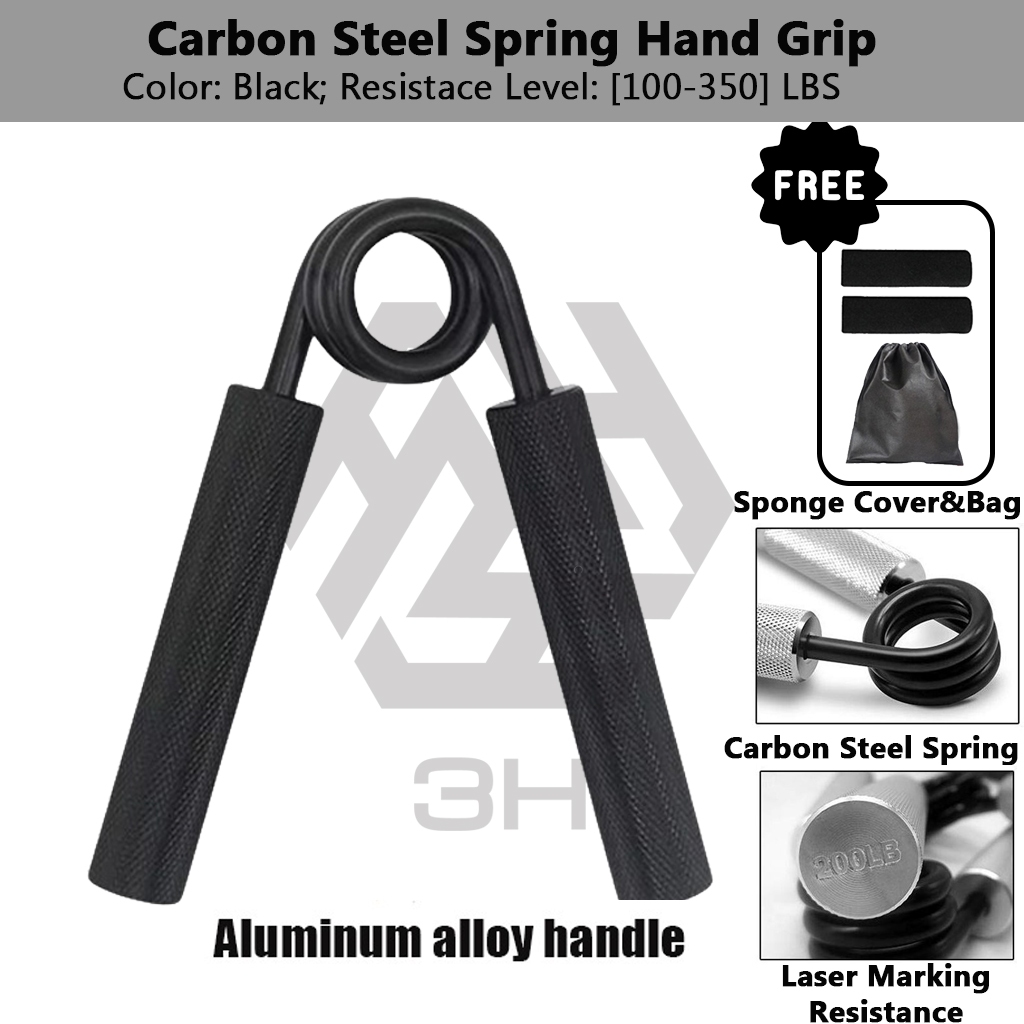 3H Fitness 100-350 LBS Heavy Hand Grip Metal Hand Forearm Gripper ...