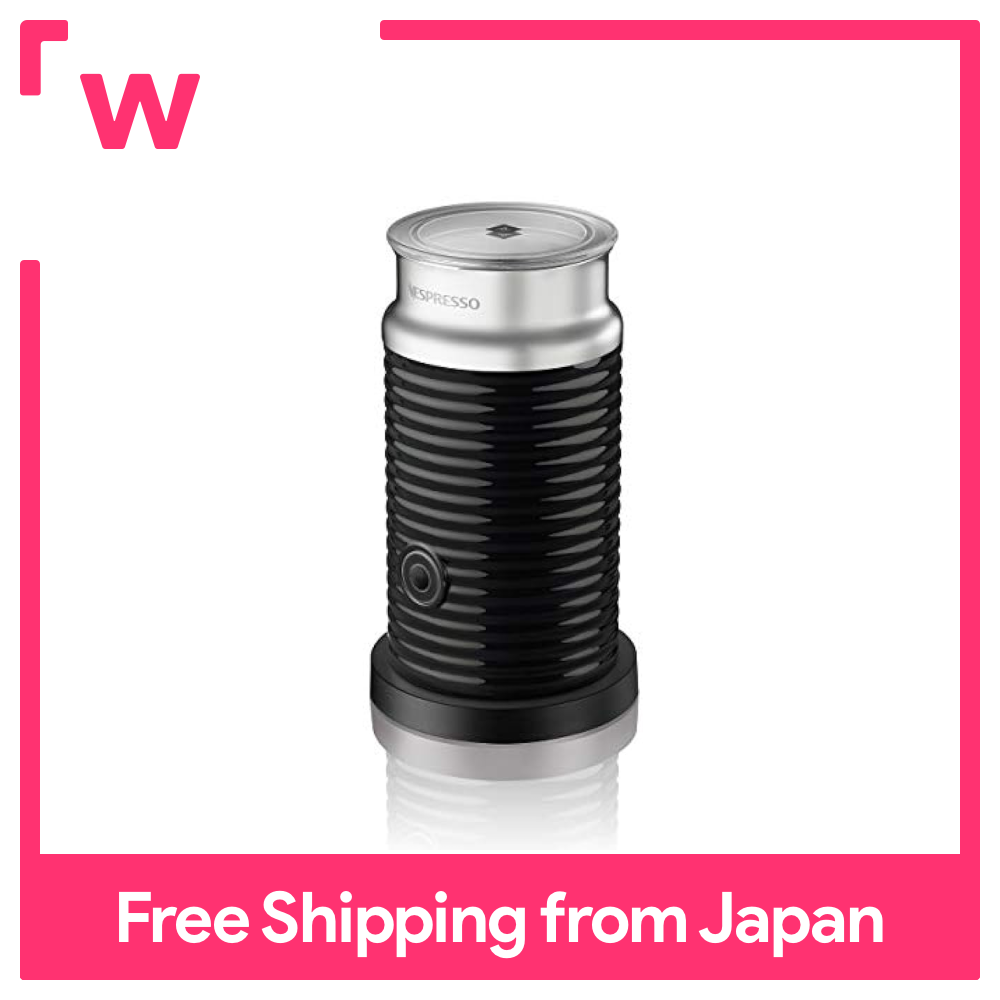 Nespresso Aeroccino 3 Black Milk Heating and Foaming Machine 3594-JP-BK ...