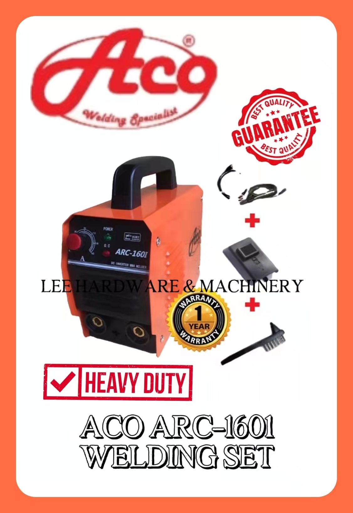 【NEW ARRIVAL】ACO ARC-160I PORTABLE WELDING MACHINE WELDING SET MESIN ...