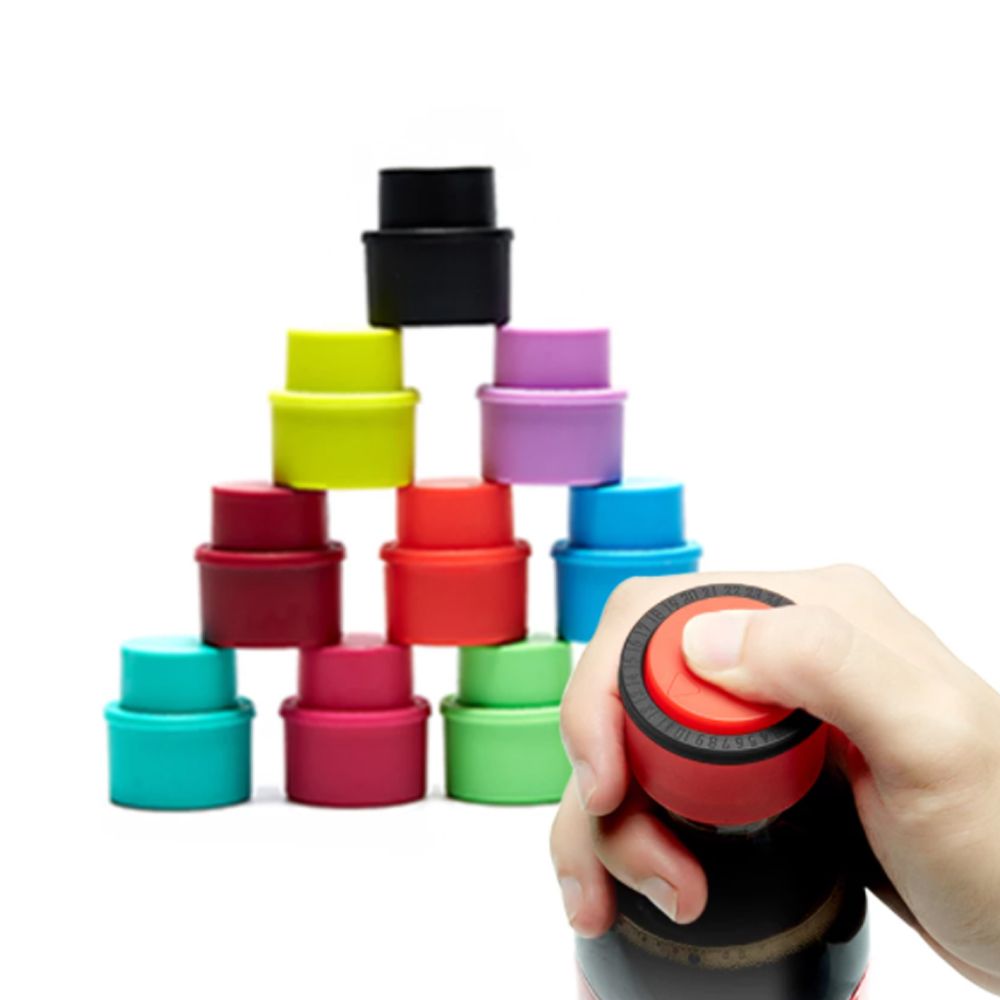 Vacuum Push Type Cola Fizzy Drink Soda Bottle Pump Caps Pressure Cap ...