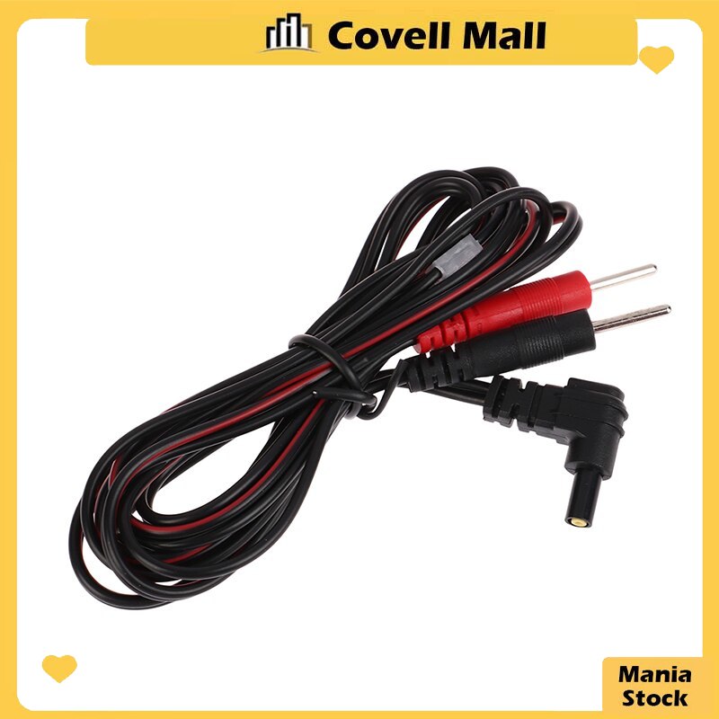 1.2m 2-Pin Replacement Electrode Lead Wires Standard Connector for TENS ...