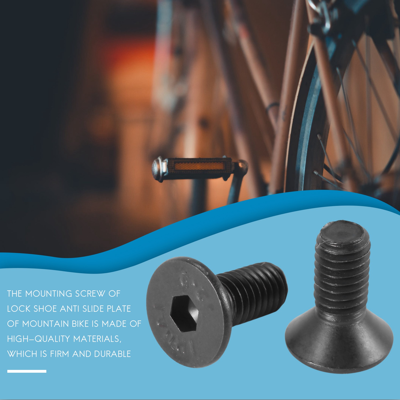 8pcs Mtb Bike Lock Shoe Cleat Mounting Screw For Spd Self-Locking Pedal ...