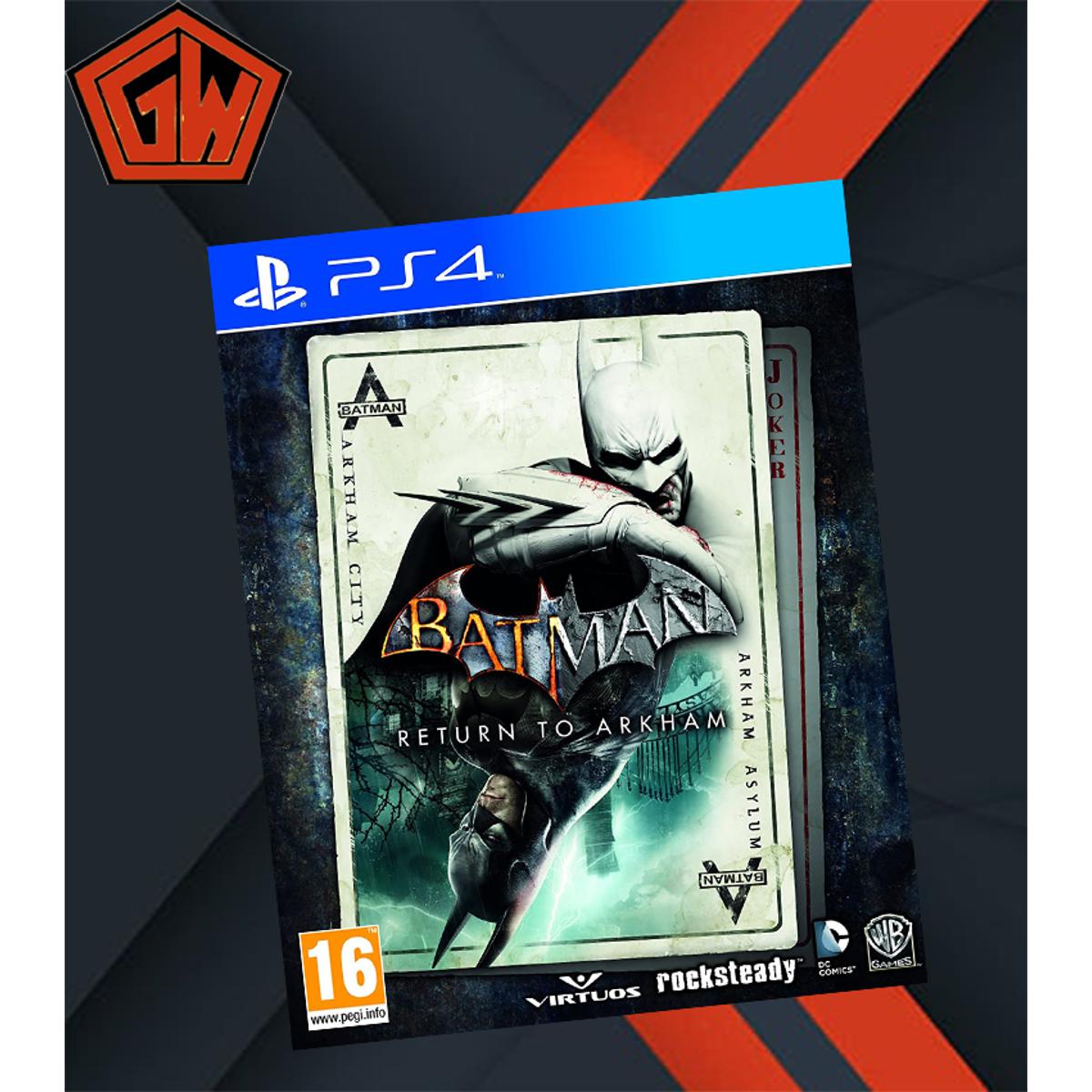 PLAYSTATION 4 DVD BATMAN RETURN TO ARKHAM PS4 GAME | Daraz.pk