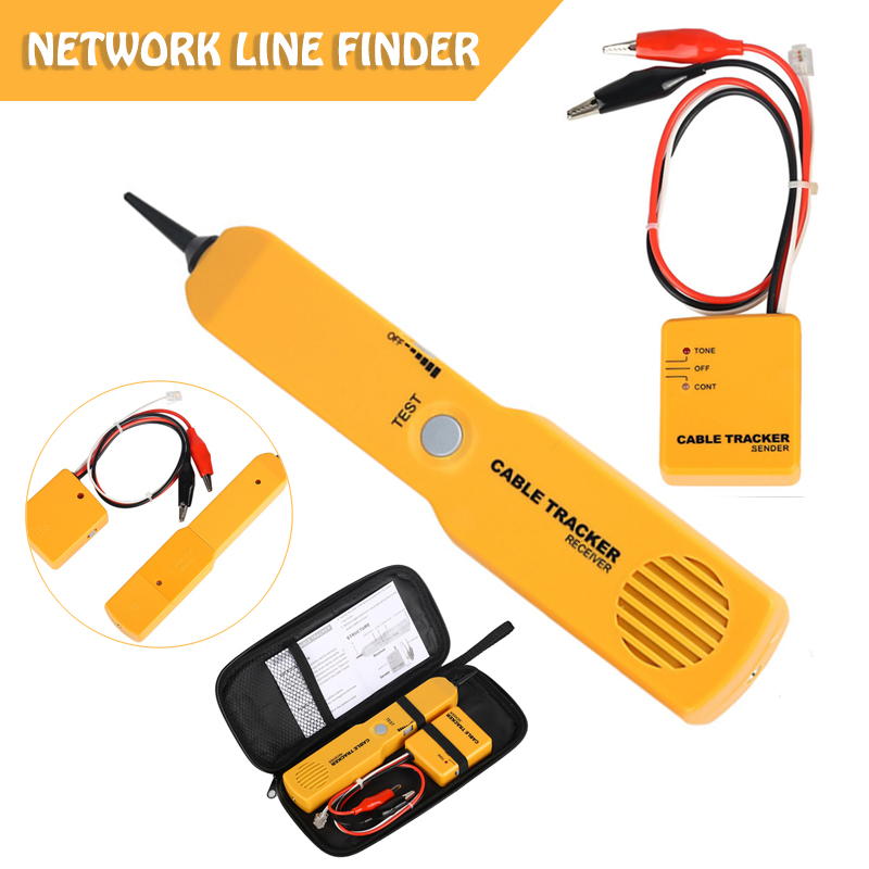 【Unique features】1 Set RJ11 Network Cable Finder Tool Tester Electric ...