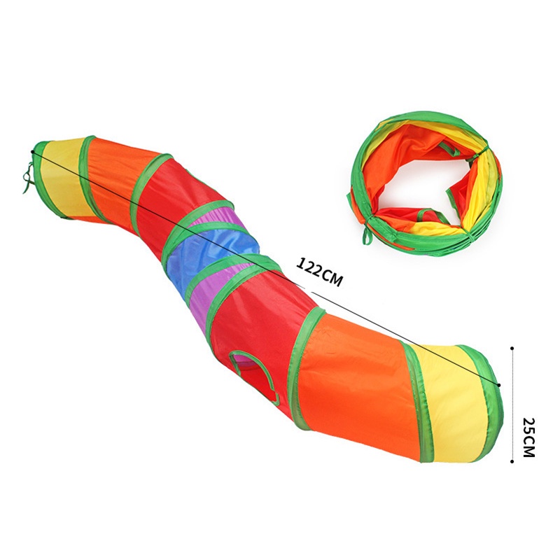 Pet Toy Dog Toy Cat Toy Pet Tunnel Dog Cat Tunnel Collapsible Practical ...