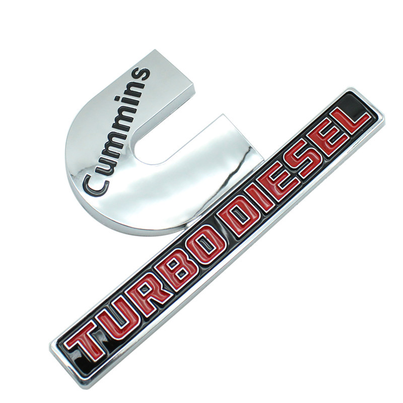 CUMMINS TURBO DIESEL emblem for Dodge RAM 1500 2500 rear trunk logo ...