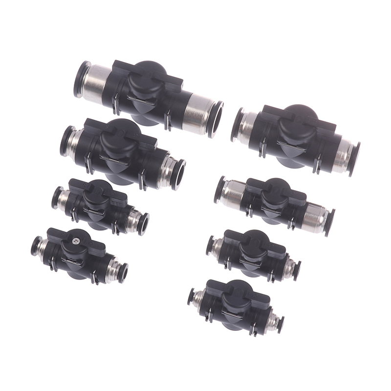 Pneumatic Fittings Quick Connector Air Hose Tube Connectors Plastic BUC 4mm 6mm 8mm 10mm 12mm ...