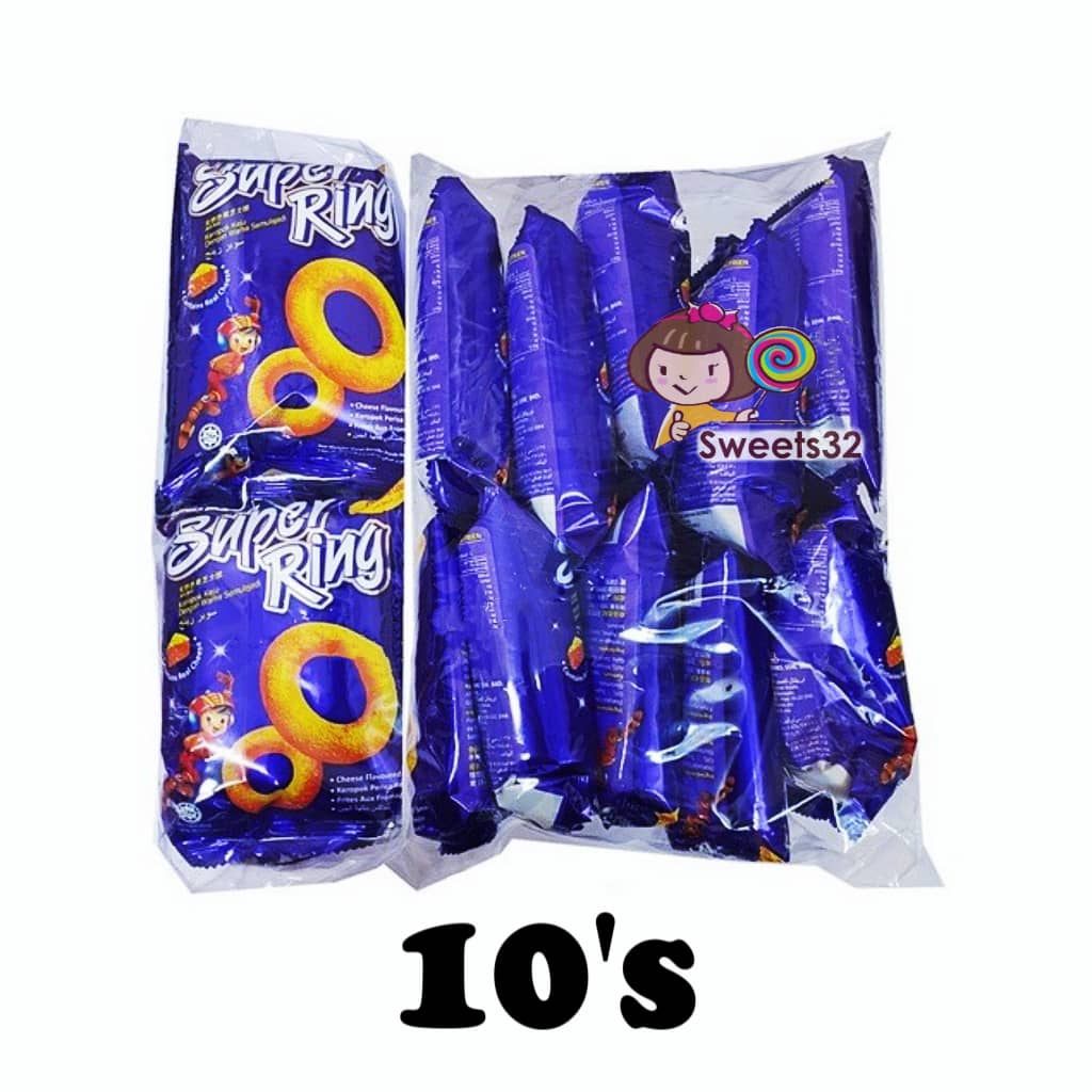 Big Bundle [10pack X 60g ] Super Ring / Rota / Green Pea / Rostik Snack ...
