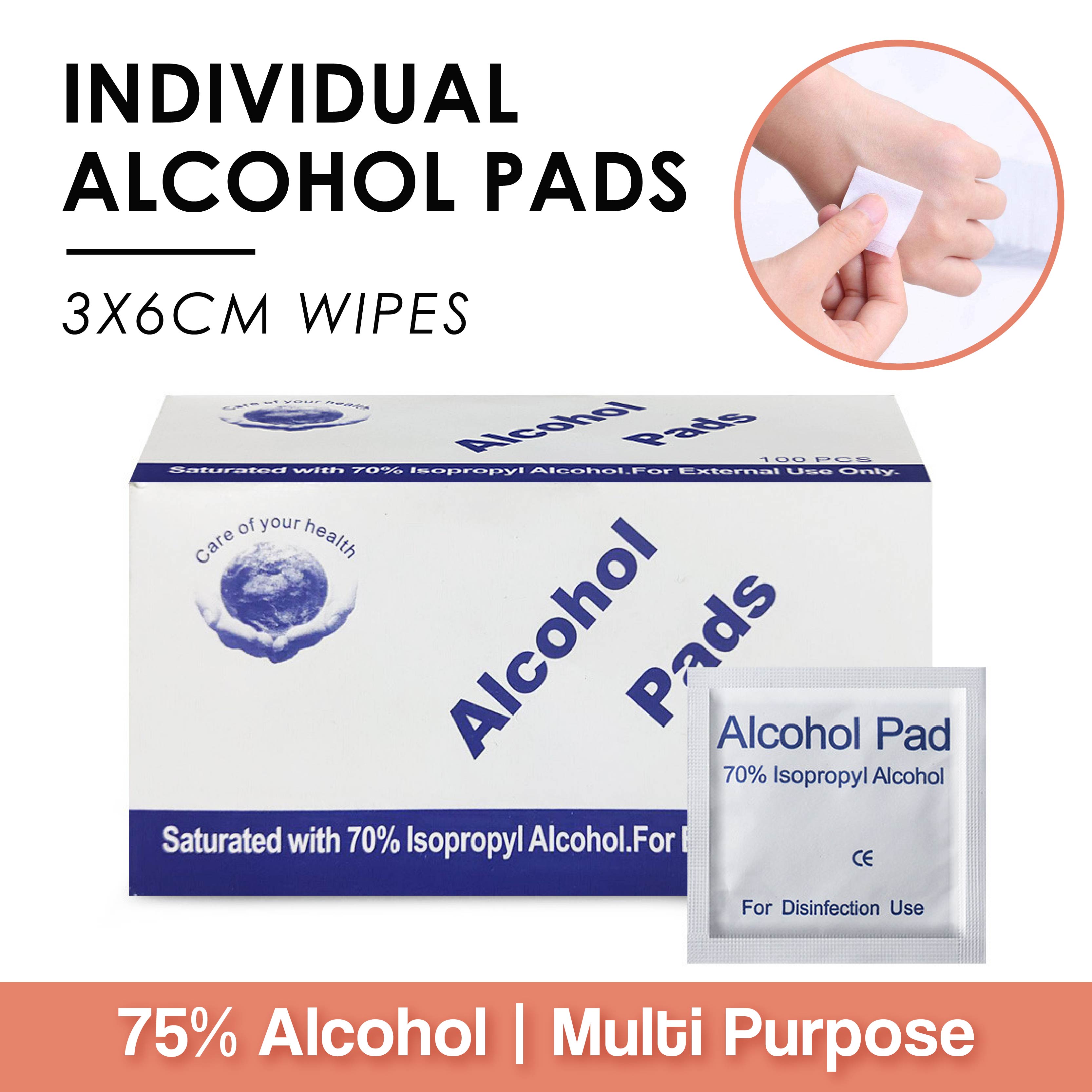[SG Ready Stock] 100 Pcs Alcohol Wet Wipe Disposable Disinfection ...