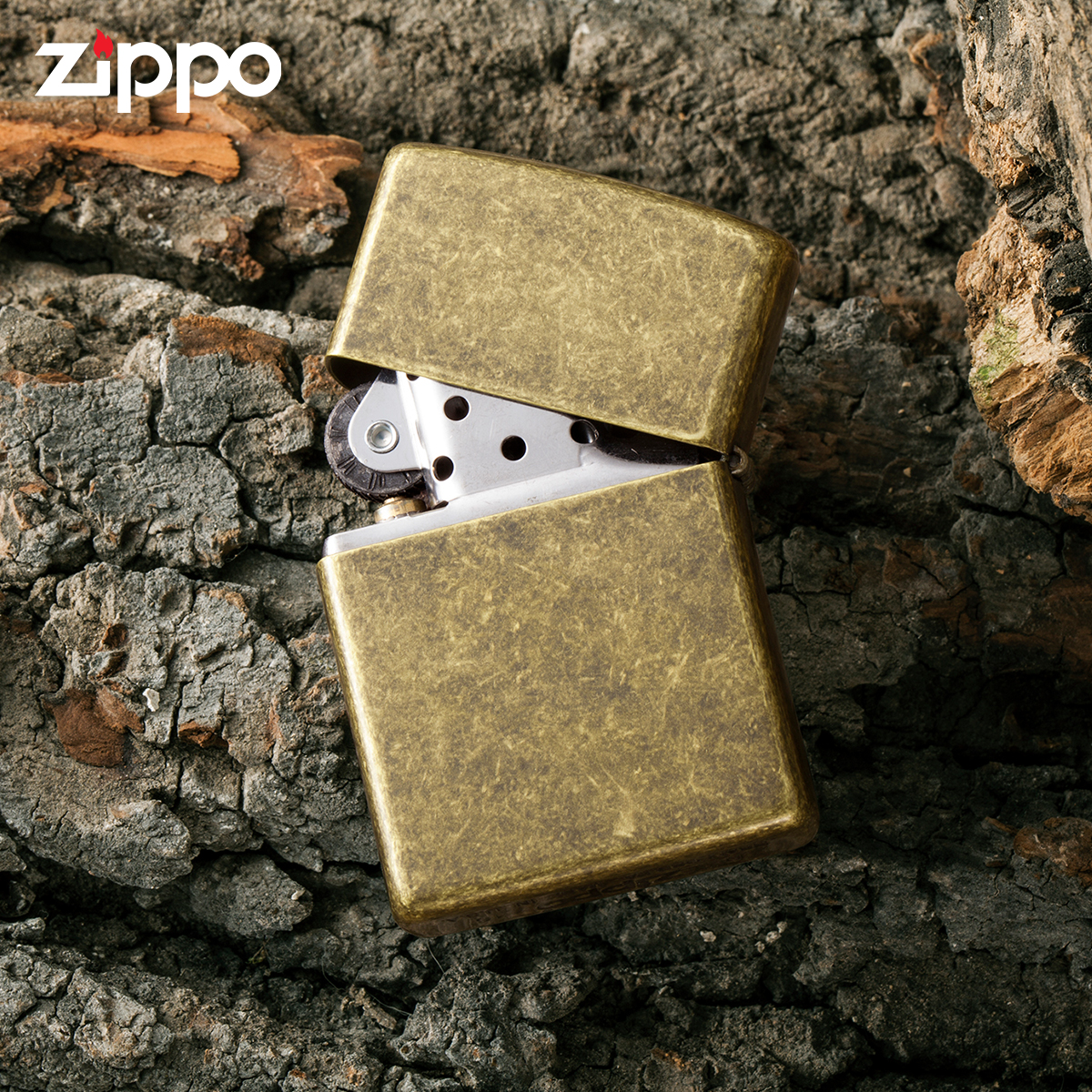 Zippo Tree of Life Design Antique Brass Pocket Lighter | Zippo 29149 ...
