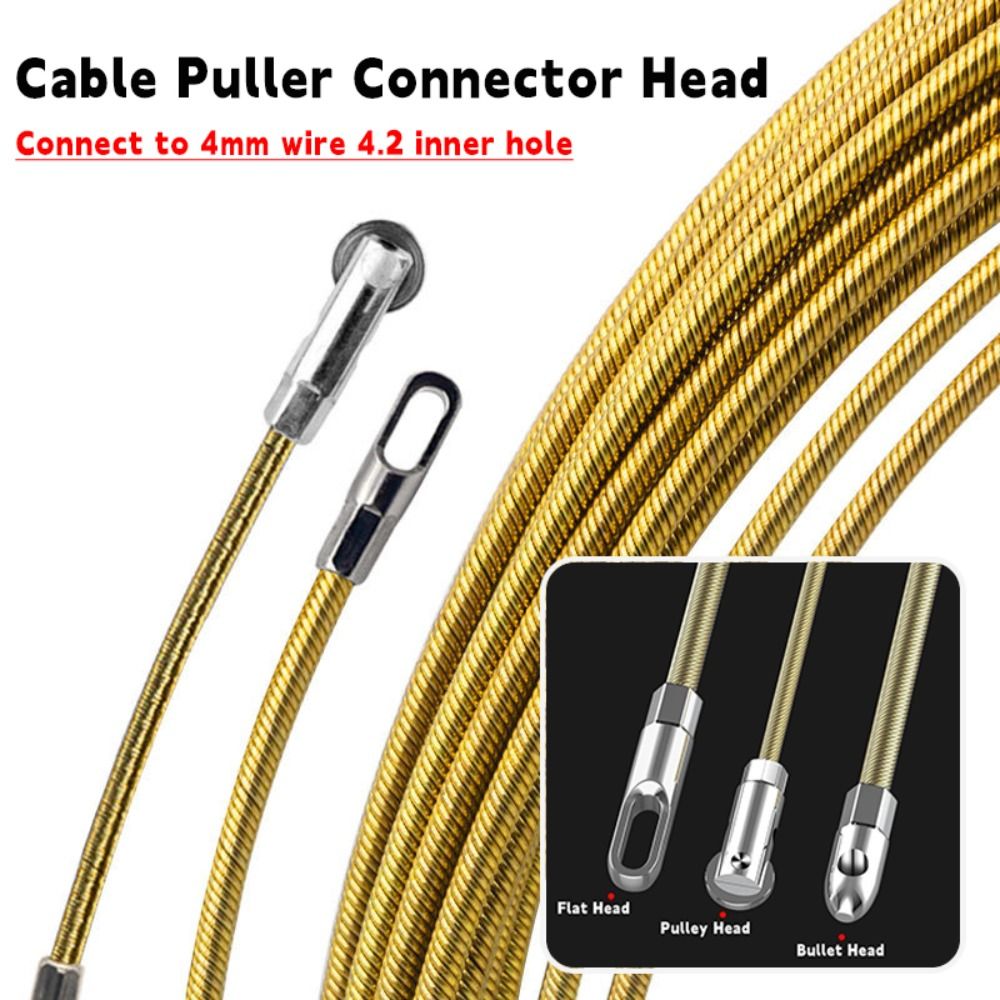 Carbon Steel Wire Puller Connector Connect To 4mm Wire Cable Puller Accessories Automatic Thread ...