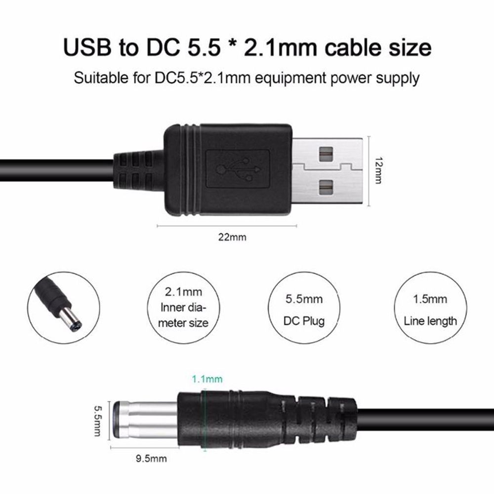 1m Cable 8pcs Conversion Plug Charging Cord Laptop Power Adapter Power ...