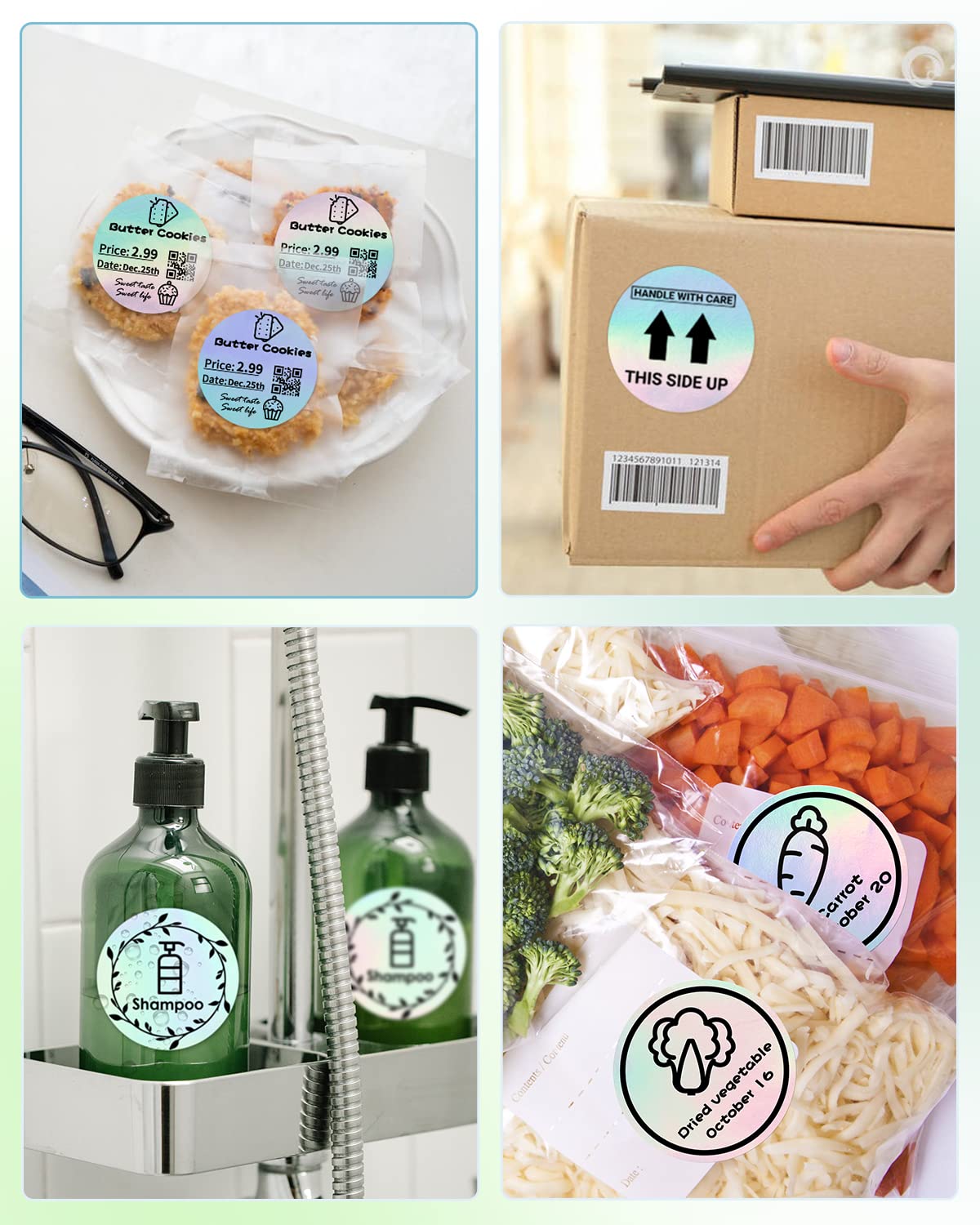 【Must-have】Phomemo PM241 Shipping Label Printer Label Sticker Round ...