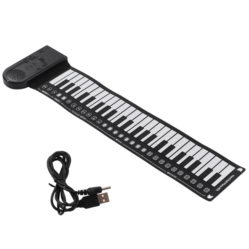 Keyboard Piano Roll Up Electric Piano for Beginners Foldable 49 Keys ...