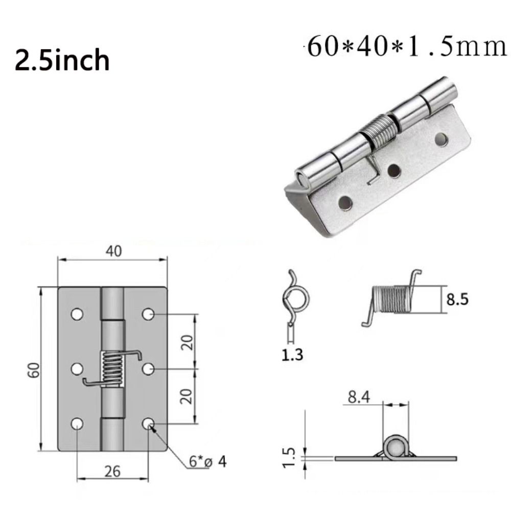 Durable Automatic Door Hinge Hydraulic Buffer Stainless Steel Self ...