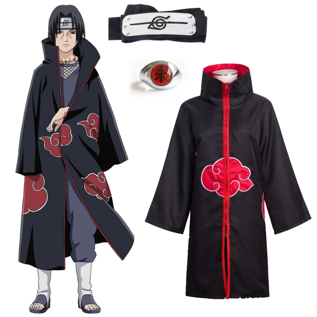 3Pcs/Set headband Ring Cloak Japanese Anime Manga Clothes Akatsuki ...