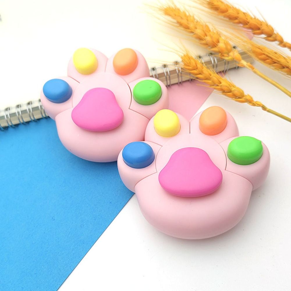 Stamps Cartoon Cat Paw Highlighter Pen Graffiti Handmade Funnyl ...