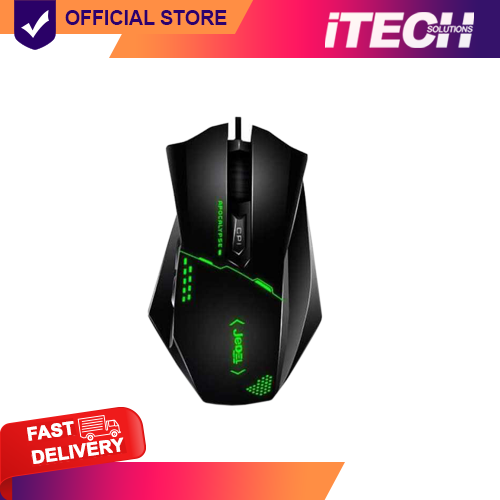 JEDEL GM300 APOCALYPSE 6D 2400 DPI BRAIDED OPTICAL GAMING MOUSE USB ...