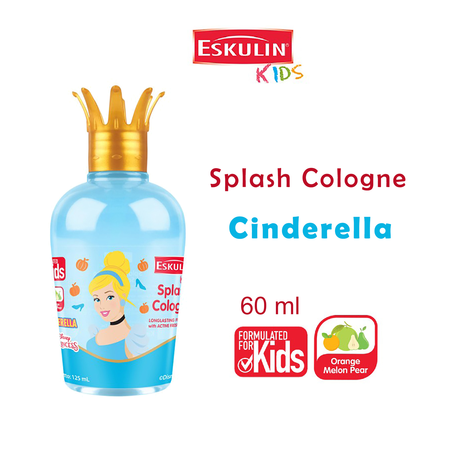 Cologne Eskulin Kids Splash Cologne Cinderella Rapunzel 60ml Parfum ...