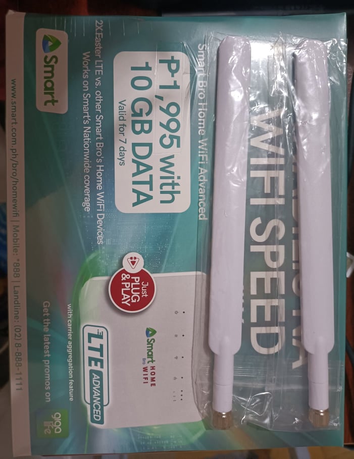 CAT6 BOOSTEVEN r281 (SmartBro Home WIFI formerly known PLDT home ...