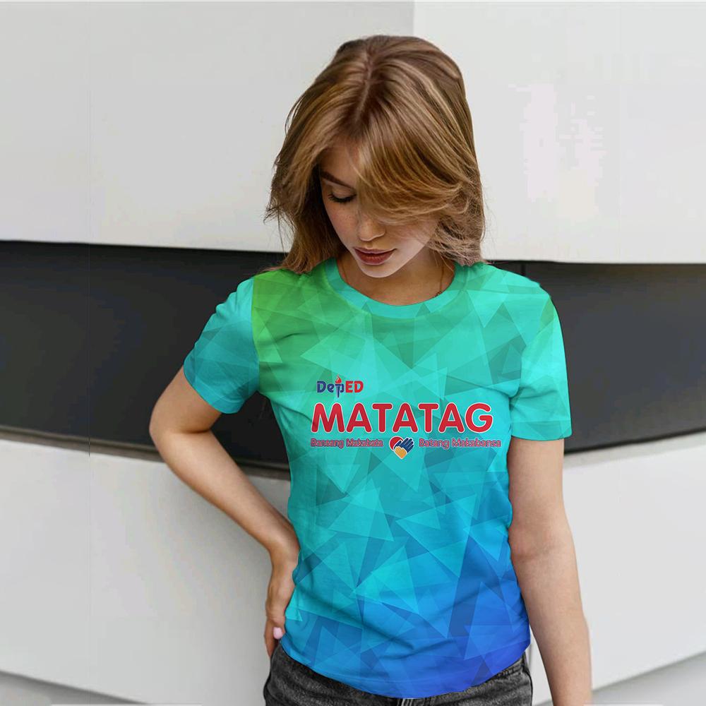 DepEd Matatag Full Sublimation Shirt Uniforms Teachers Day T-shirts ...