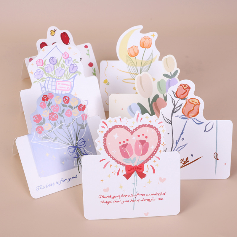 10pcs Invitation Greeting Cards Happy Birthday DIY Decoration Message ...