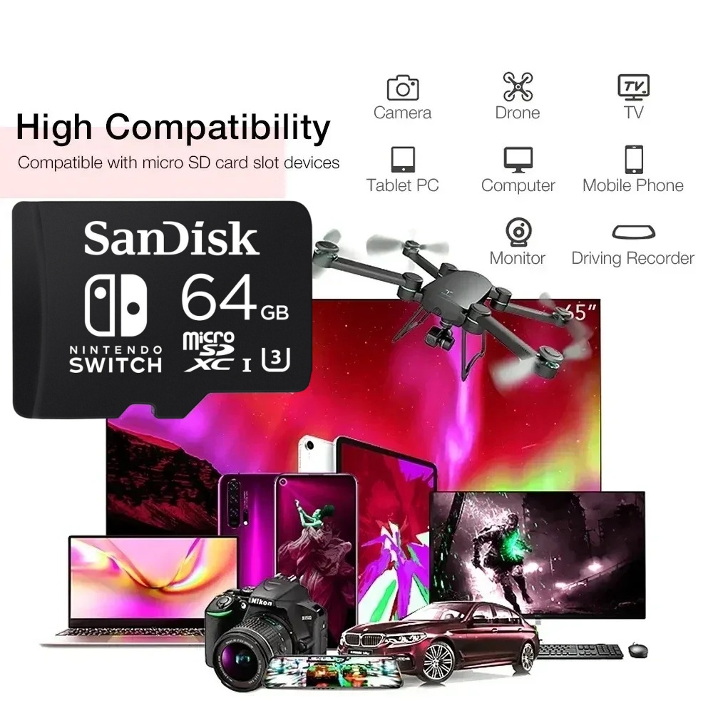 ♥【Ready Stock】 + Free Shipping+ COD ♥SanDisk Ultra 64GB Memory Card 2GB ...