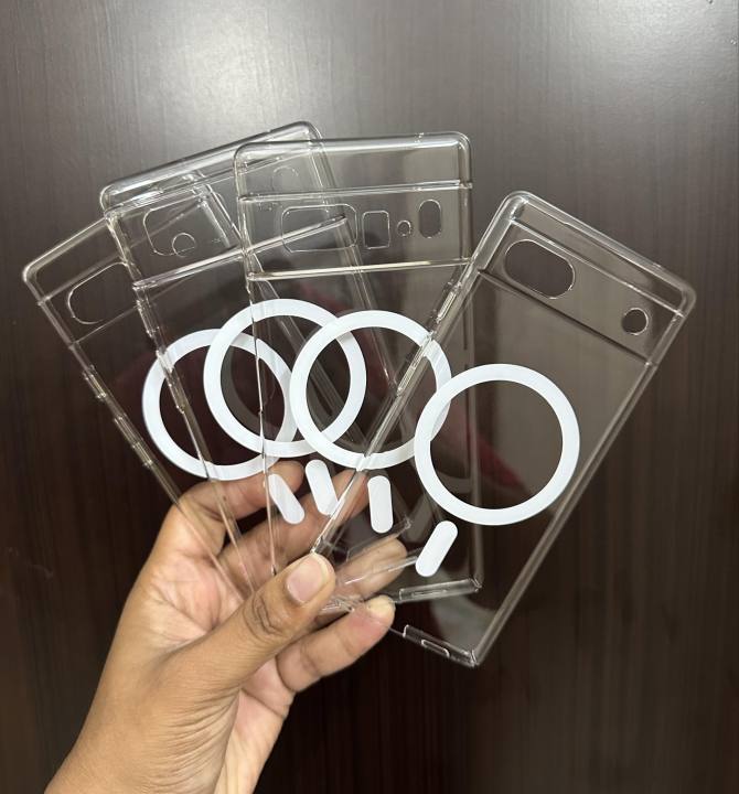 Anti Yellow Clear Back Cover Case PIXEL 7 (TPU case | Raised Edges for ...