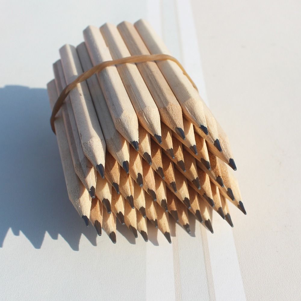 Beginner Drawing Tool Short Pencils Calligraphy Small Log Wood Pencil ...