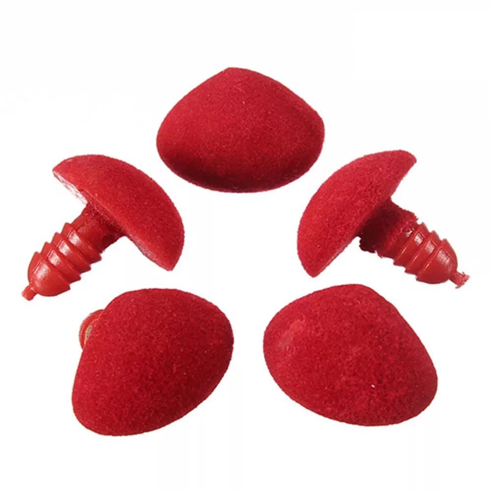 Accessories Puppet Safety Nose Velvet Nose Buttons Pink Red Black Brown ...