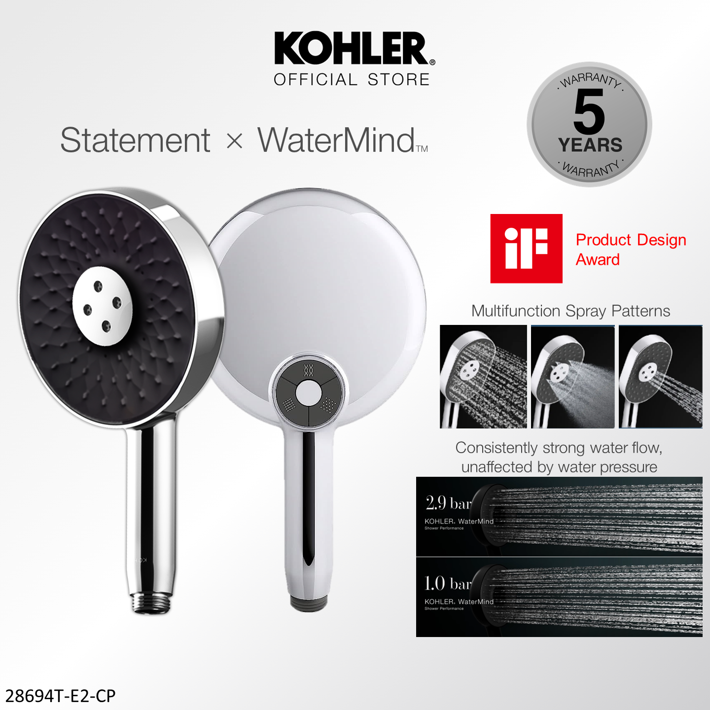 [Pressure Sensing] KOHLER WaterMind™ Technology Statement Multi ...