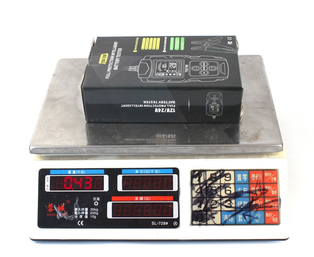 (มีของพร้อนในกรุงเทพ)Foxsur FBT-200 Car Battery Tester Analyzer CA CCA ...