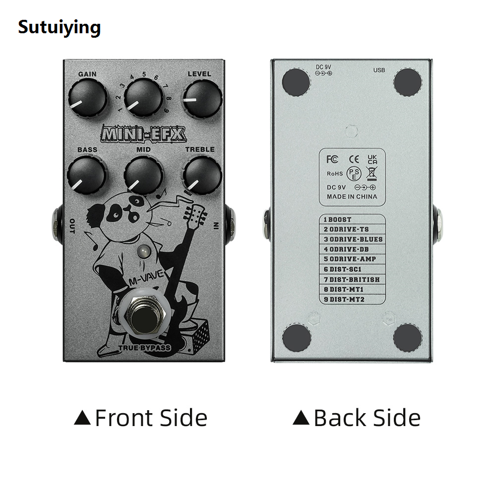 Sutuiying M-VAVE Electric Effects Pedals Heavy Metal Electric Guitar ...
