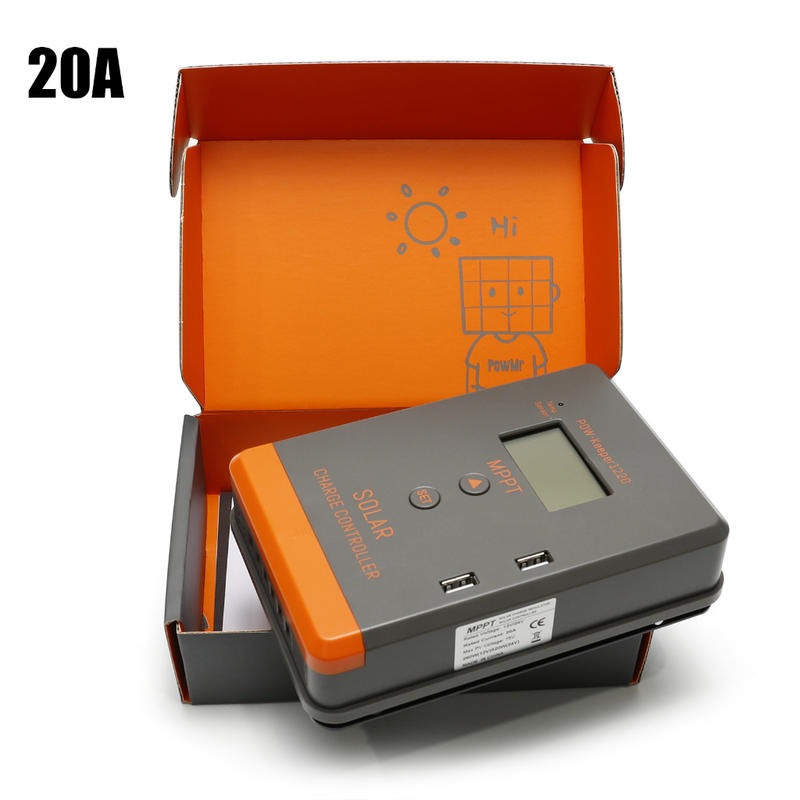 PowMr MPPT 20A/30A/40A Solar Charger Controller 12V/24V Solar Panel ...
