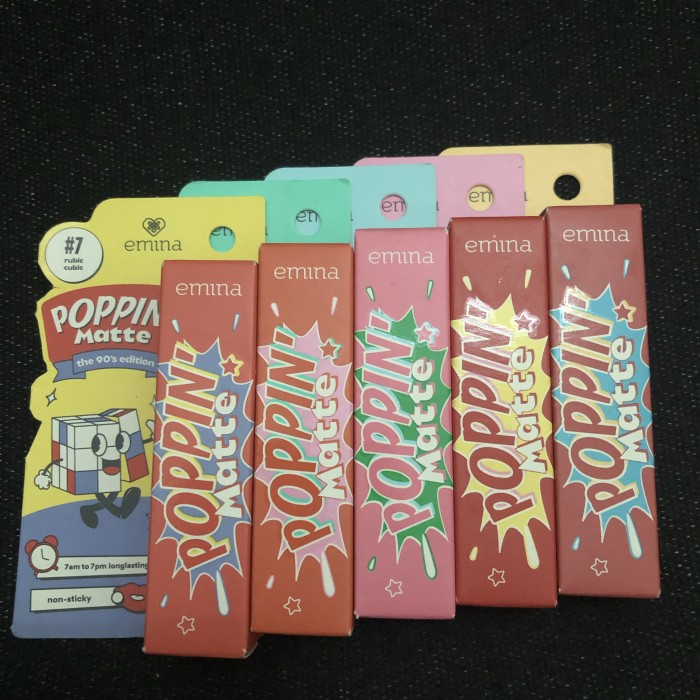 [Terbaik] emina poppin matte lip cream harga satuan | Lazada Indonesia