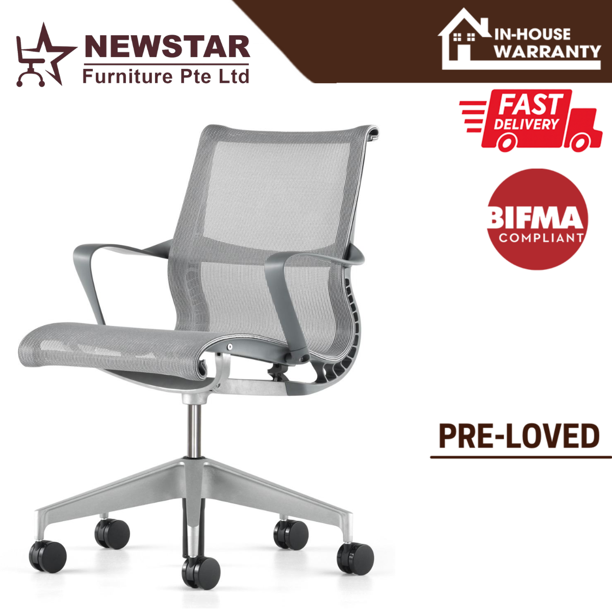 Herman Miller Setu Chair, Office Chair - NewStar Furniture Collection ...