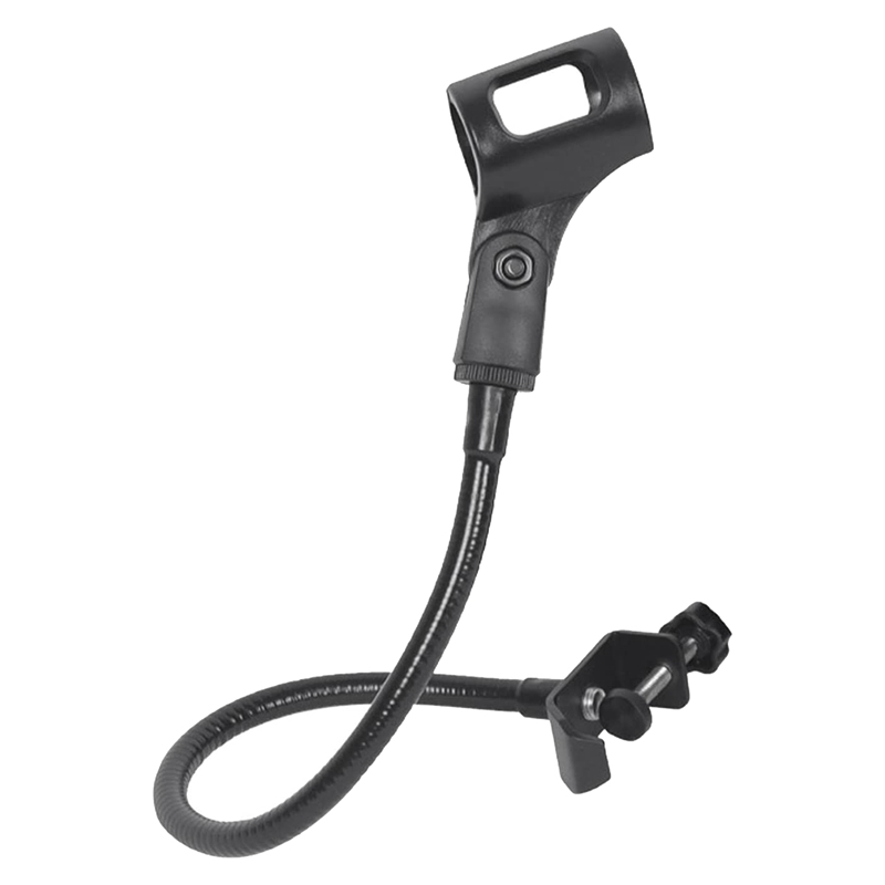 Mic Flexible Gooseneck Clamp 360 Degree Flexible Gooseneck Microphone ...