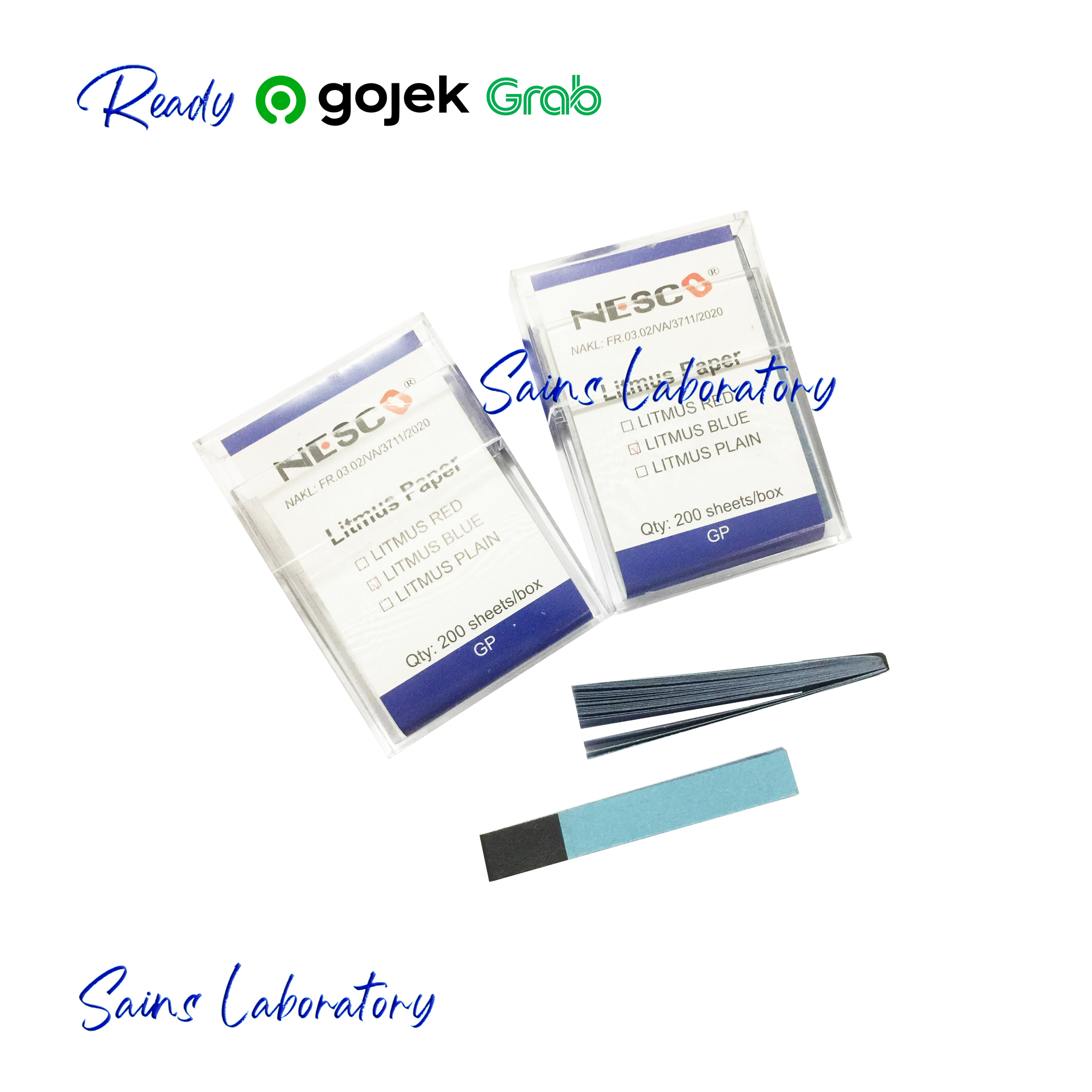 Kertas Lakmus Biru Litmus Paper Kertas pH Asam Basa Indikator pH Asam ...