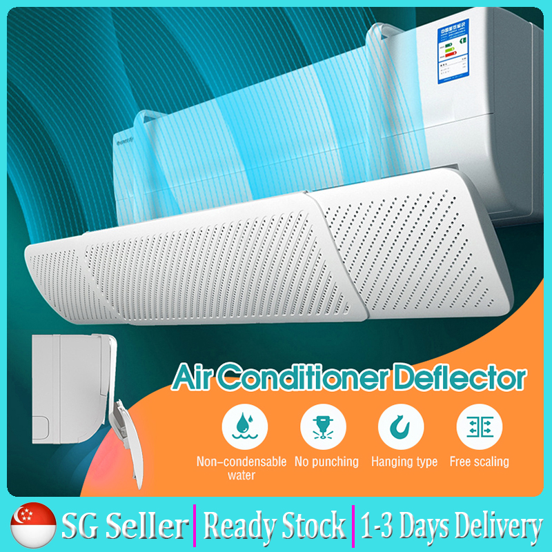 [SG Seller] 3rd Gen Wind Deflector Air Conditioner Wind Shield Aircon ...