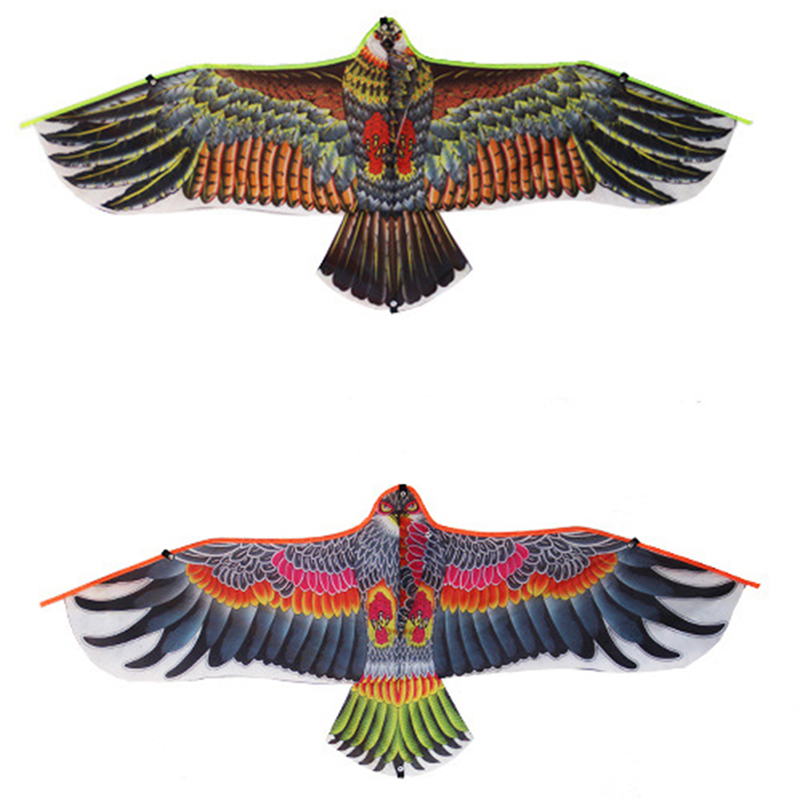 1.1m Eagle Kite With 30 Meter Kite Line Children Flying Bird Kites ...