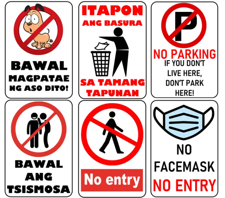 Signage | Printed Signages | Sign Boards Laminated Signages | Lazada PH