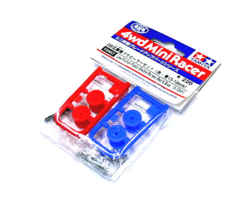 Tamiya Mini 4wd Low Friction Plastic Double Rollers DPR Roller 13-12mm ...