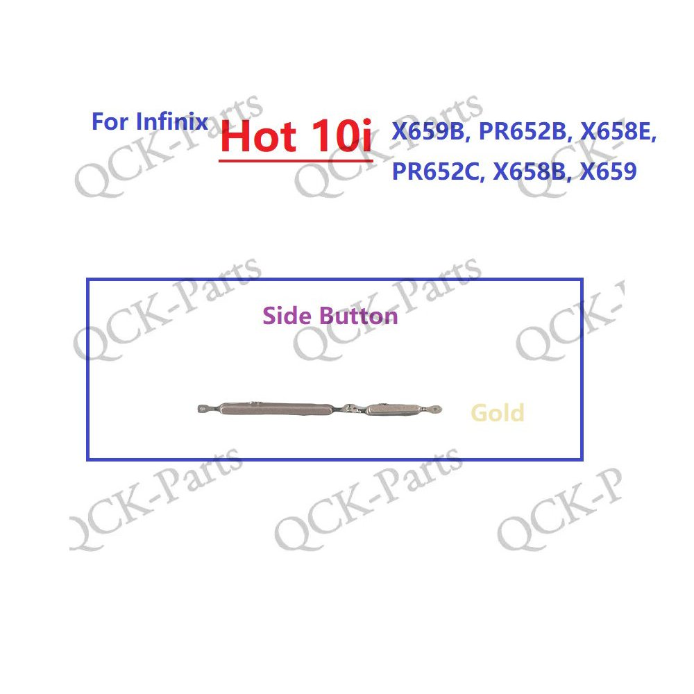 For Infinix Hot 10i X659 Power button flex on / off Switch Button Side ...