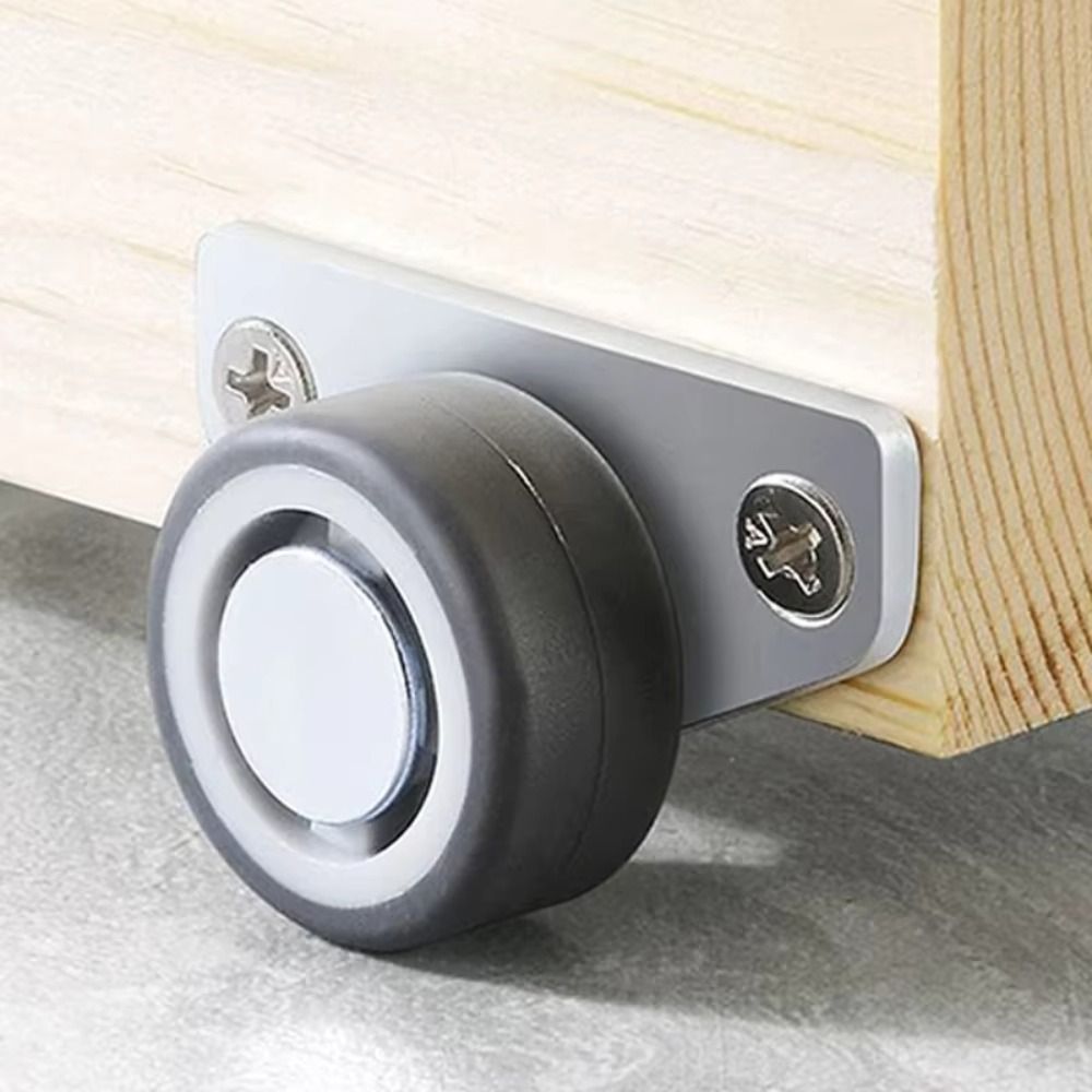Heavy Duty Silent Mini Side Mount Caster Rubber Universal Side Mounted ...