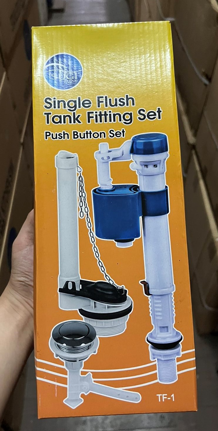 toilet tank fitting fittings set available in flush lever or flush push ...