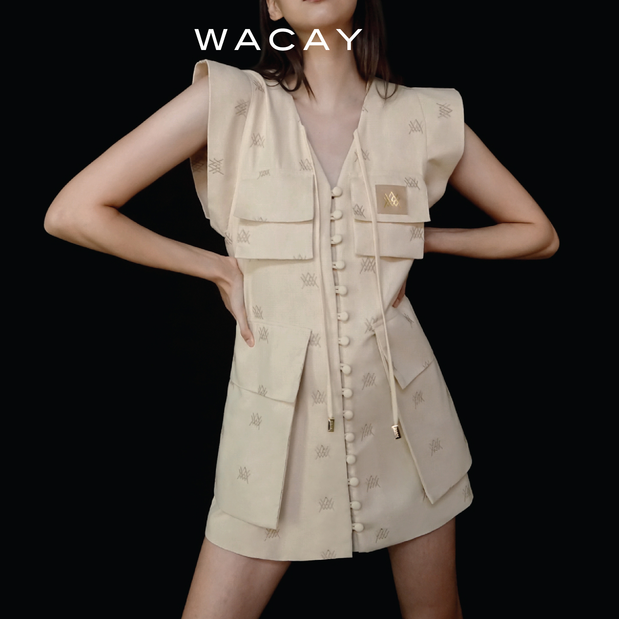 WACAY - Ivy Dress (Monogram) เดรส มี 3 สี (มีทั้งพร้อมส่ง / Preorder ใน ...
