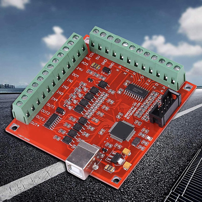 USB Interface Board, USB CNC Controller 4 Axis Motion Control Card ...